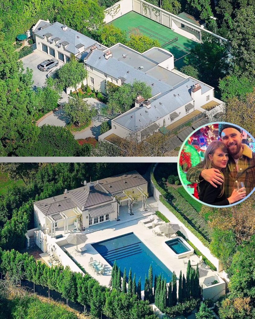 Travis Kelce and Taylor Swift's romantic retreat: Aerial photographs of ...