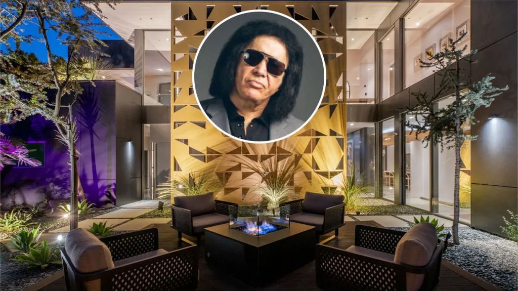 Gene Simmons Lists His $14 Million Ultra-Modern Beverly Hills Villa ...